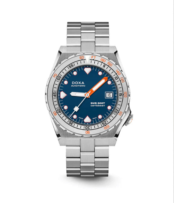 Doxa SUB 600T Caribbean Steel Inlay 862.10.201.10 – Belmont Watches