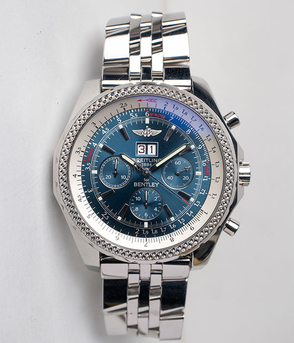 Breitling Bentley 6.75 Chronograph Blue A44362 – Belmont Watches