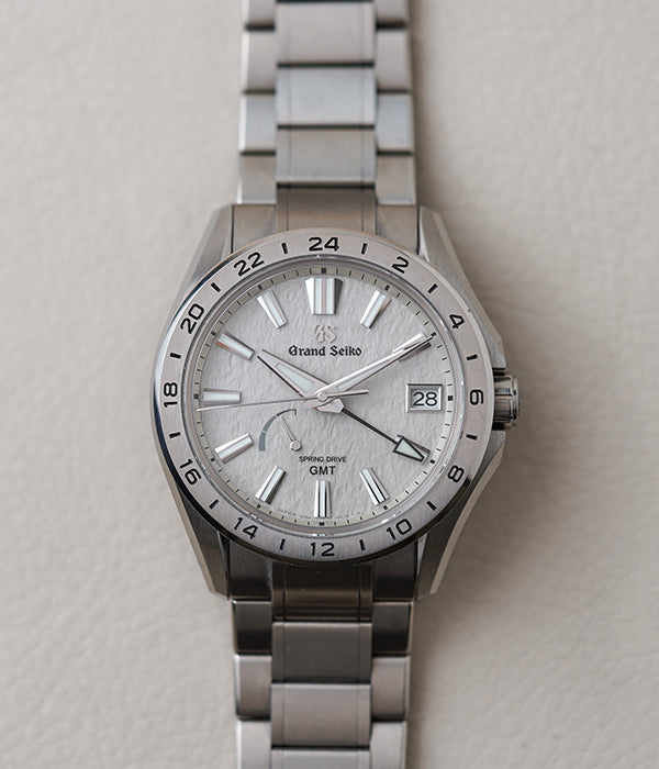 Grand Seiko Evolution 9 GMT SBGE285 'Mistflake' – Belmont Watches
