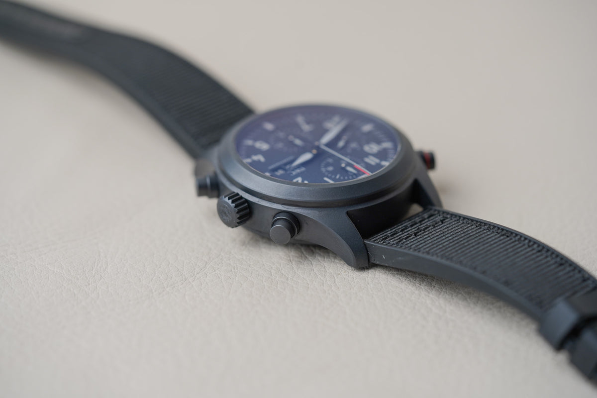 IWC Pilot's Watch Double Chronograph Top Gun Ceratanium IW371815 ...