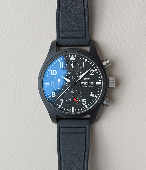 IWC Pilots Watch Chronograph 41 Top Gun Ceramic IW389401 – Belmont Watches