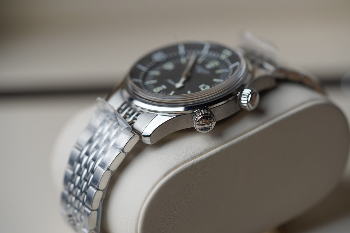 Longines Legend Diver 39mm Grey L3.764.4.99.6 – Belmont Watches