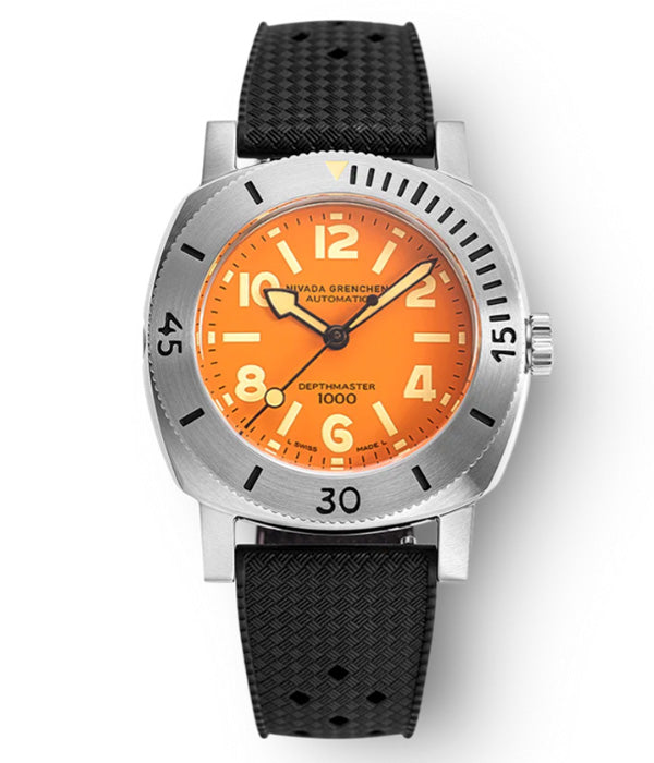 Nivada Grenchen Depthmaster Orange 14127A01 – Belmont Watches
