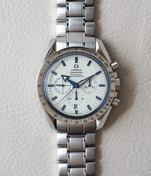 Omega Speedmaster Broad Arrow White Dial 3551.20 – Belmont Watches