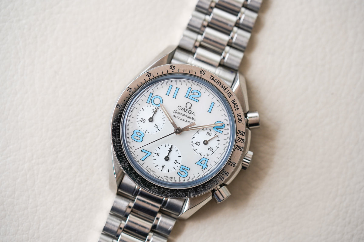 Omega Speedmaster Reduced Mother of Pearl Dial 3502.71 – Belmont Watches
