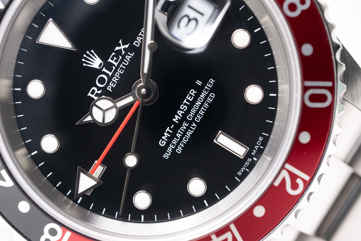 Rolex GMT Master II 16710 Coke "Error Stick Dial" – Belmont Watches