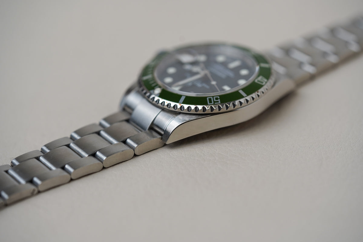 Rolex Submariner 16610LV 'Kermit' Engraved – Belmont Watches