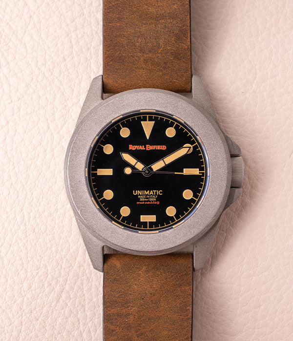 Unimatic x Royal Enfield Modello Quattro UH-RE – Belmont Watches