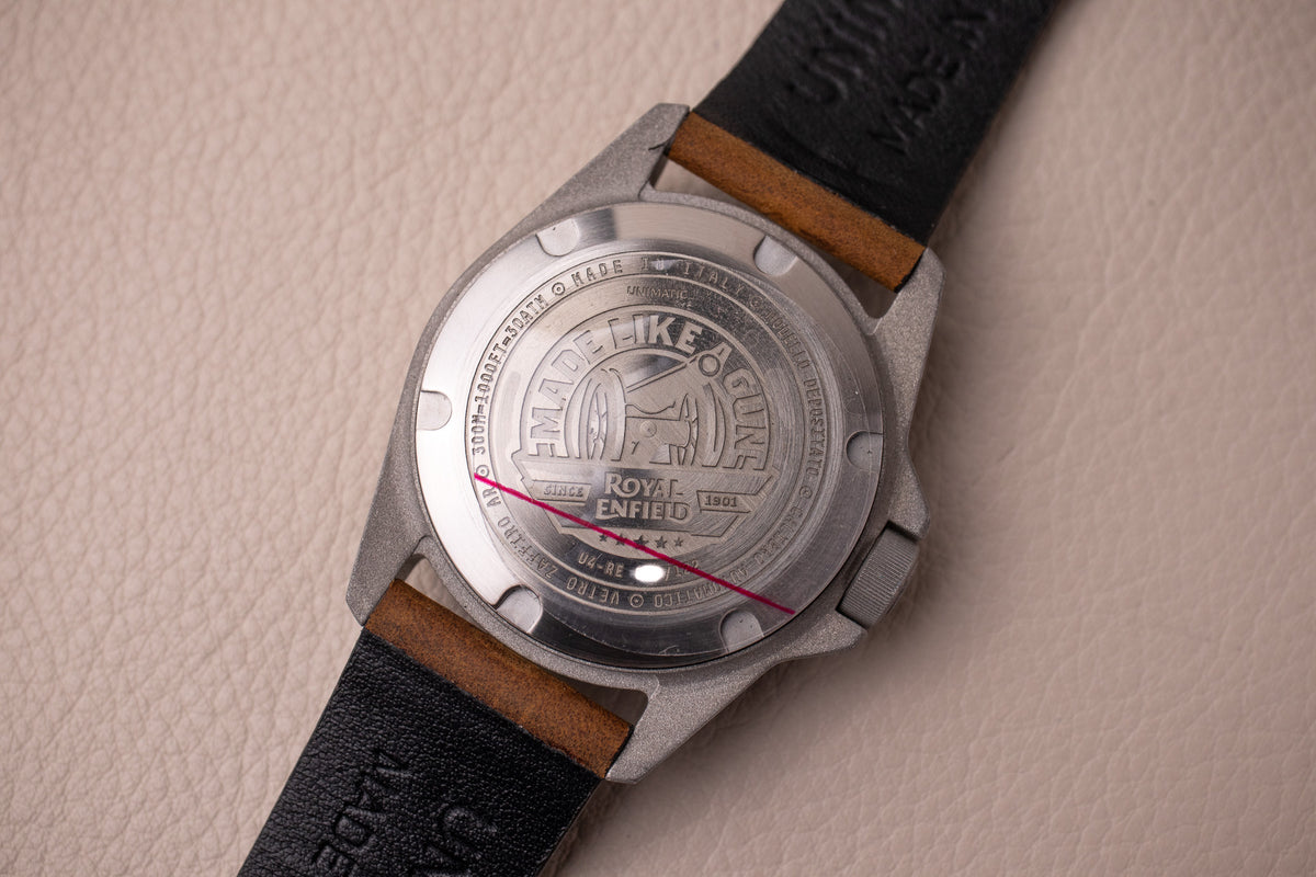 Unimatic x Royal Enfield Modello Quattro UH-RE – Belmont Watches