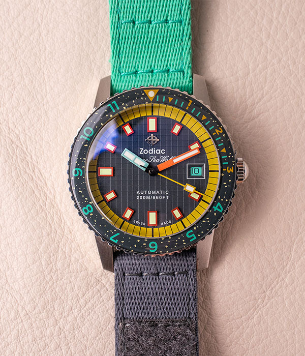Zodiac x Worn & Wound Super Sea Wolf Limited Edition ZO9282 – Belmont ...