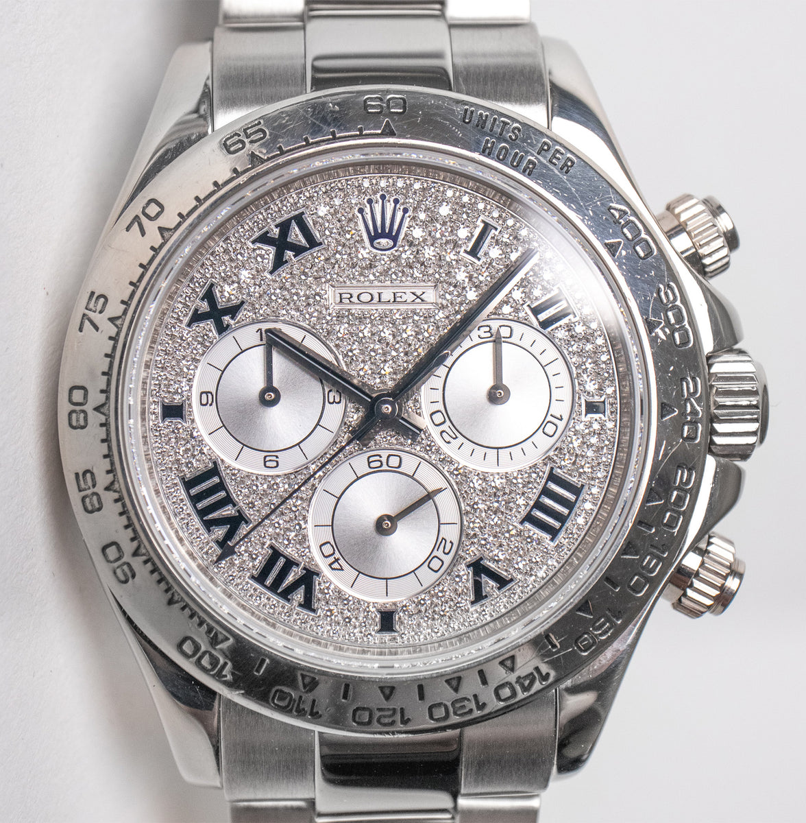 Rolex Daytona 116509 Pave Dial – Belmont Watches